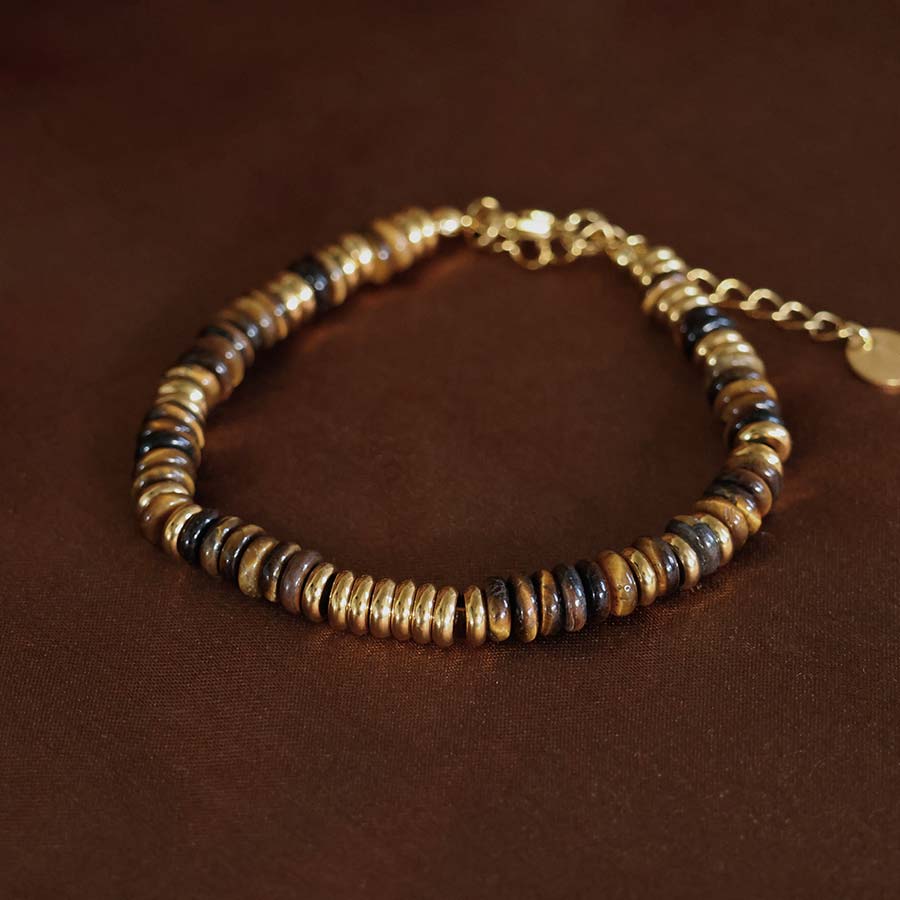 TIGER EYE BRACELET - 18K Gold Plated – Dear Henley