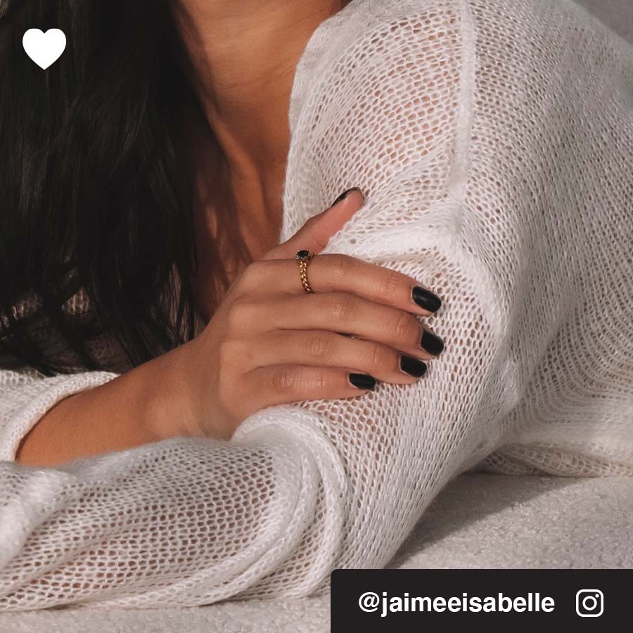 ASTERIA RING - BLACK – Dear Henley