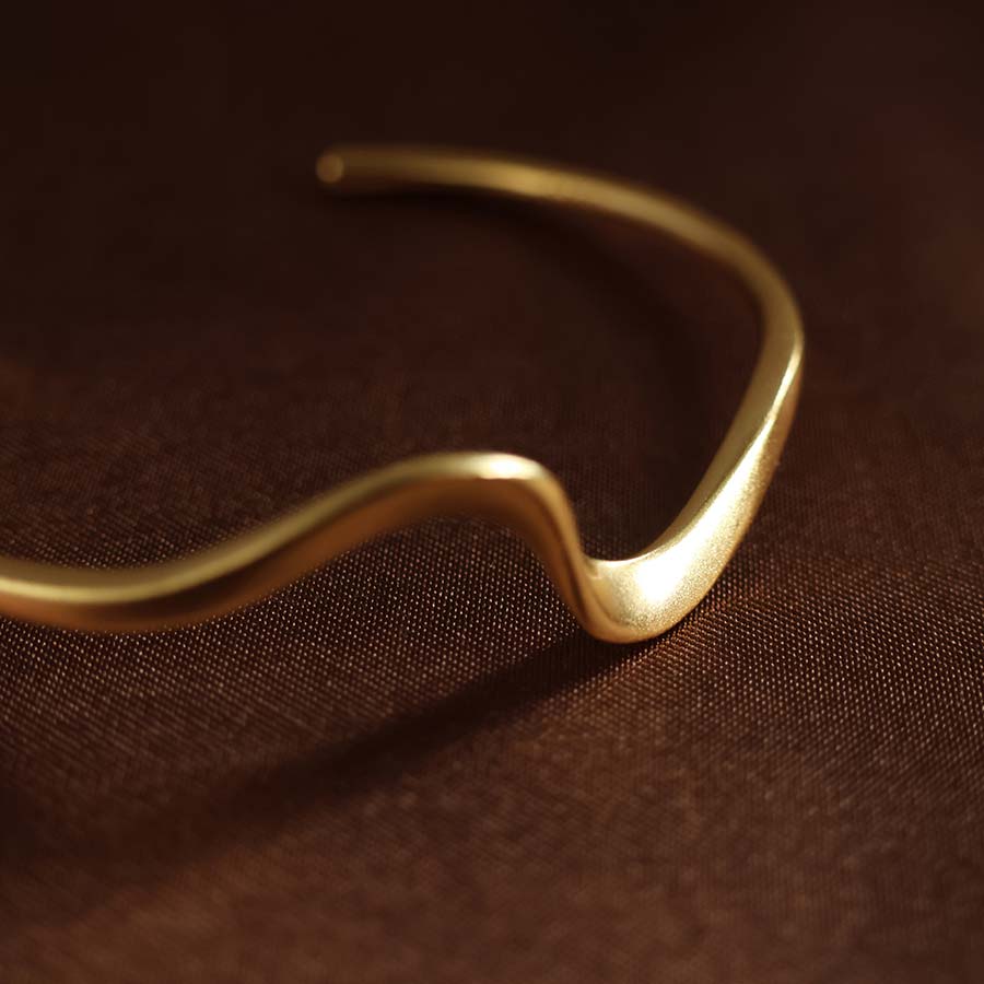 PILLAR BANGLE - 14K Gold Plated – Dear Henley
