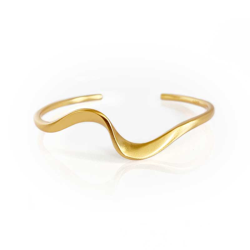 PILLAR BANGLE - 14K Gold Plated – Dear Henley